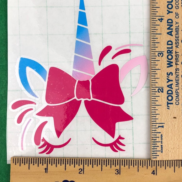 Handmade | Wall Decor | Transgender Unicorn Vinyl Decal | Poshmark